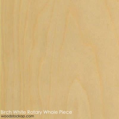 Birch White Rotary Whole Piece - Woodstock Architectural Products